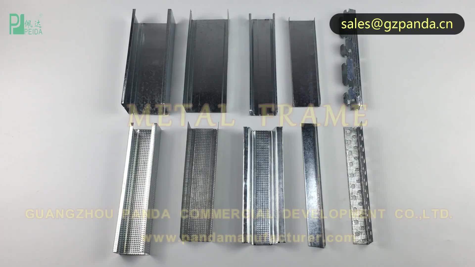 Lightweighted Partition Metal Frame For Drywall - Buy Partition Metal ...