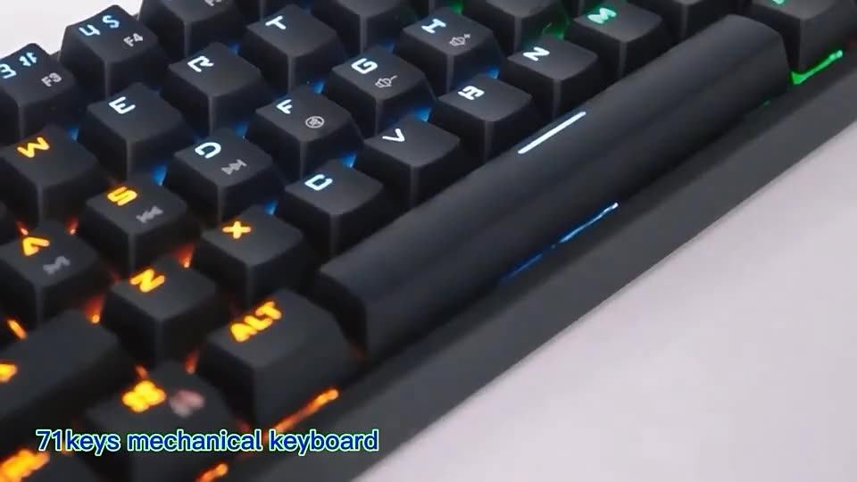 K71 Hotswap Mechanical Keyboard Kit Gaming Mini Typewriter Diy Hot Swap ...