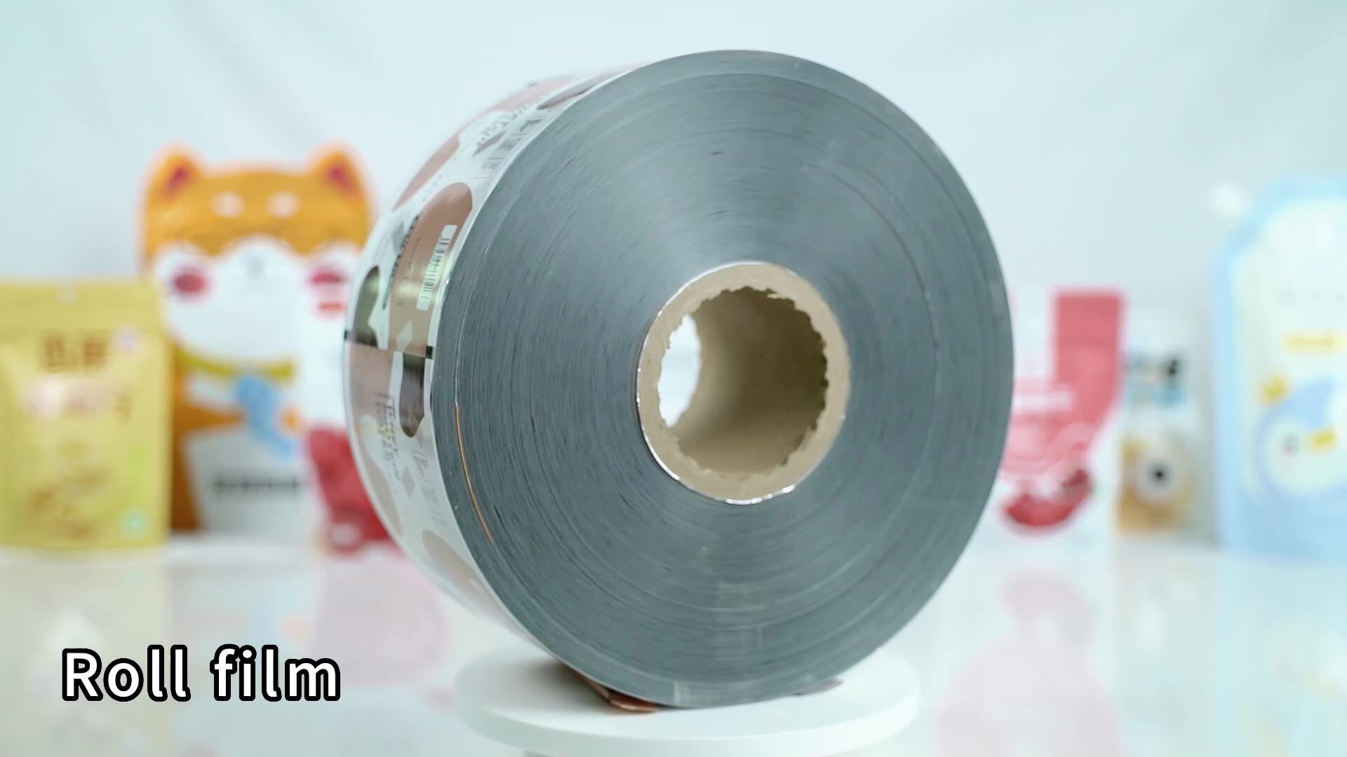 Custom Printed Food Packaging Plastic Roll Film Ice Cream Packaging ...