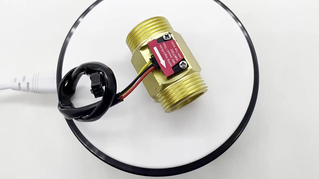 Yf-b10 Sea Water Flow Meter 1 Inch Bsp Thread Brass Material 2-50l/min ...