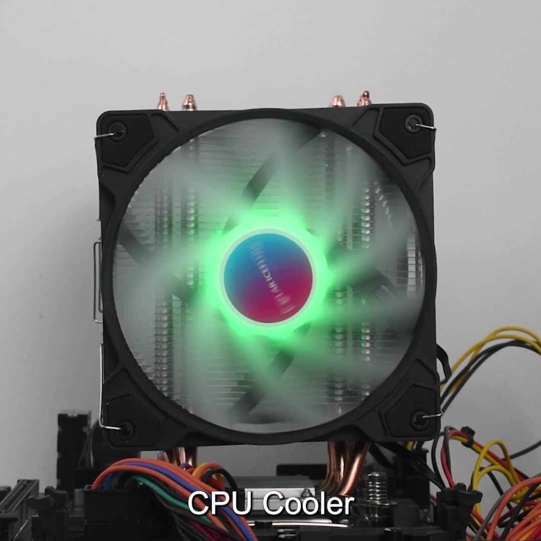 120mm Cpu Cooler 4 Pin Pwm Computer Quiet Cpu Cooling Fan Intel Amd Pc ...