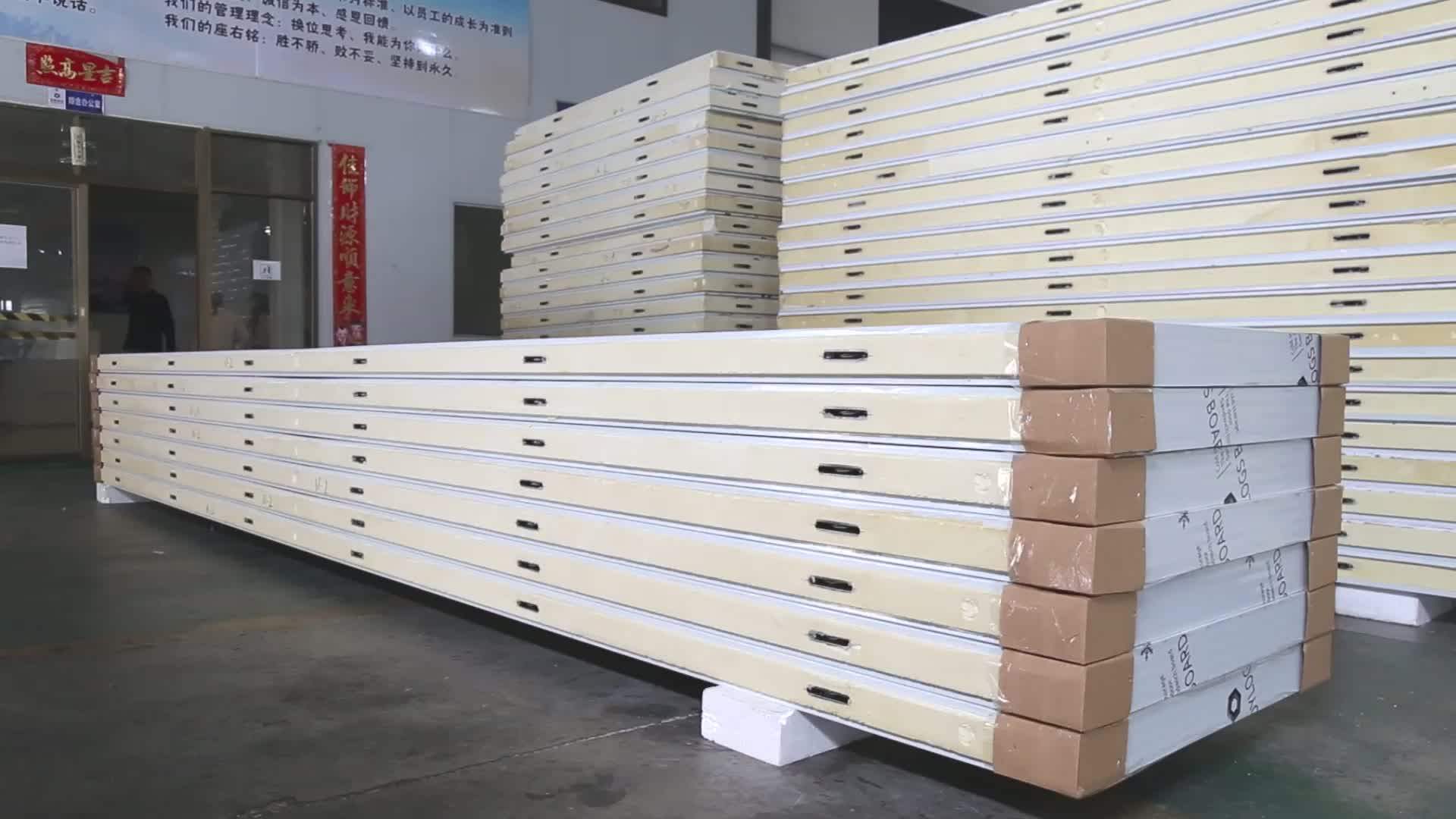 Eps Sandwich Panel Polyurethanes Insulated Wall Panel For Clean Room ...