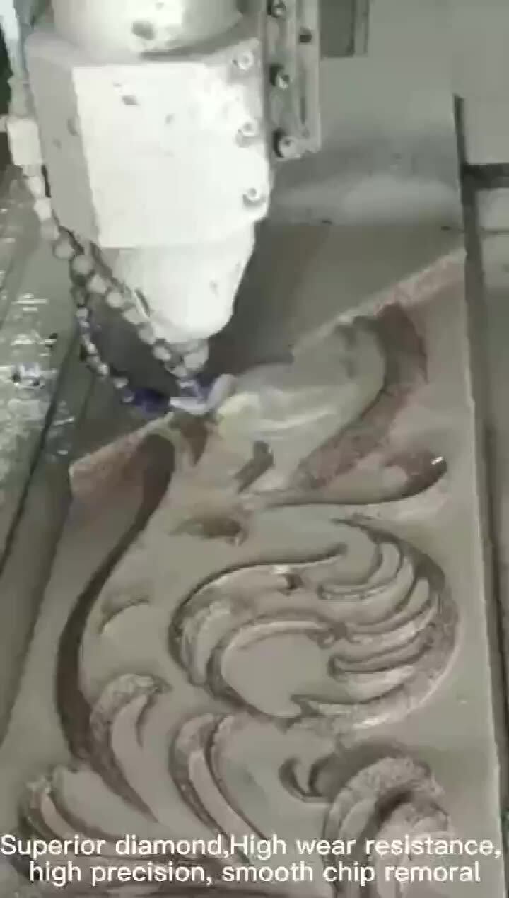 Hot Sale Cnc 6 Angles Engraving Tools Diamond Pcd V Type Engraving ...