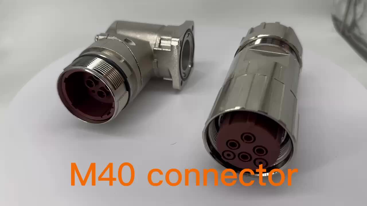 M40 Power Circular Connector M40 Right Angle Socket - Buy M23 Heavry ...