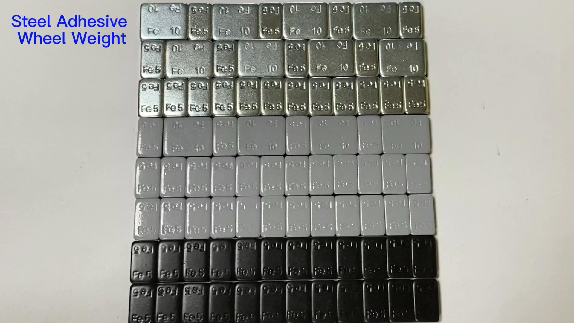 5g*12 Fe Wheel Balance Adhesive Weights With Blue Tape Width 19mm - Buy ...