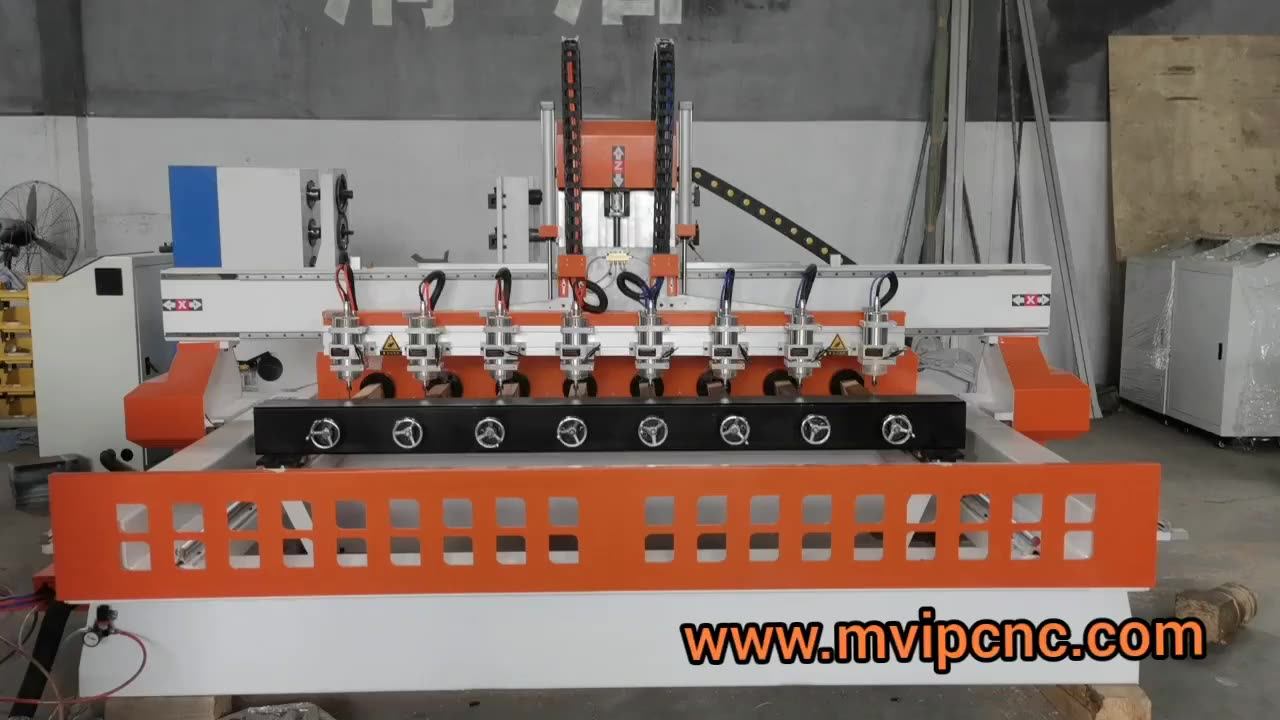 4axis Cnc 5th Axis Rotary Cnc Milling Engraving Machine Multi Head 3d ...