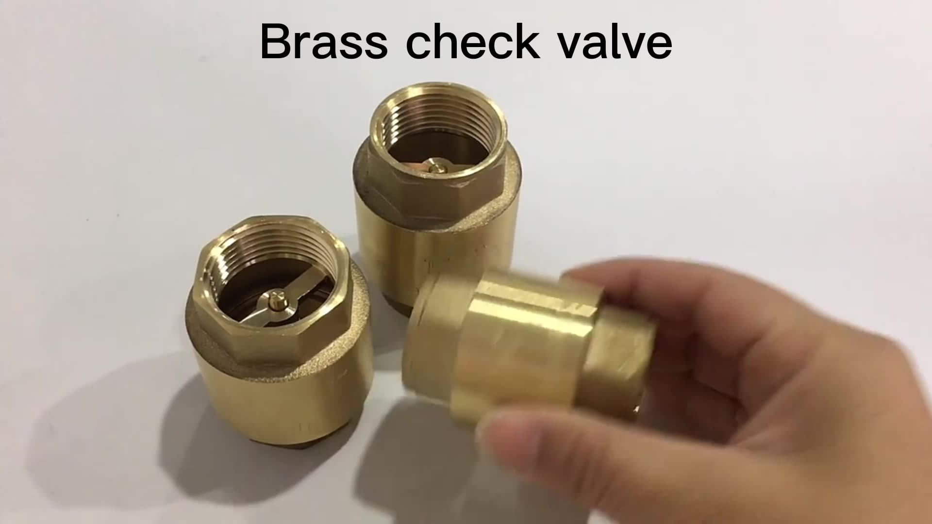 Ifan Brass Swing Vertical Check Valve Cw617n Non Return Brass Spring ...