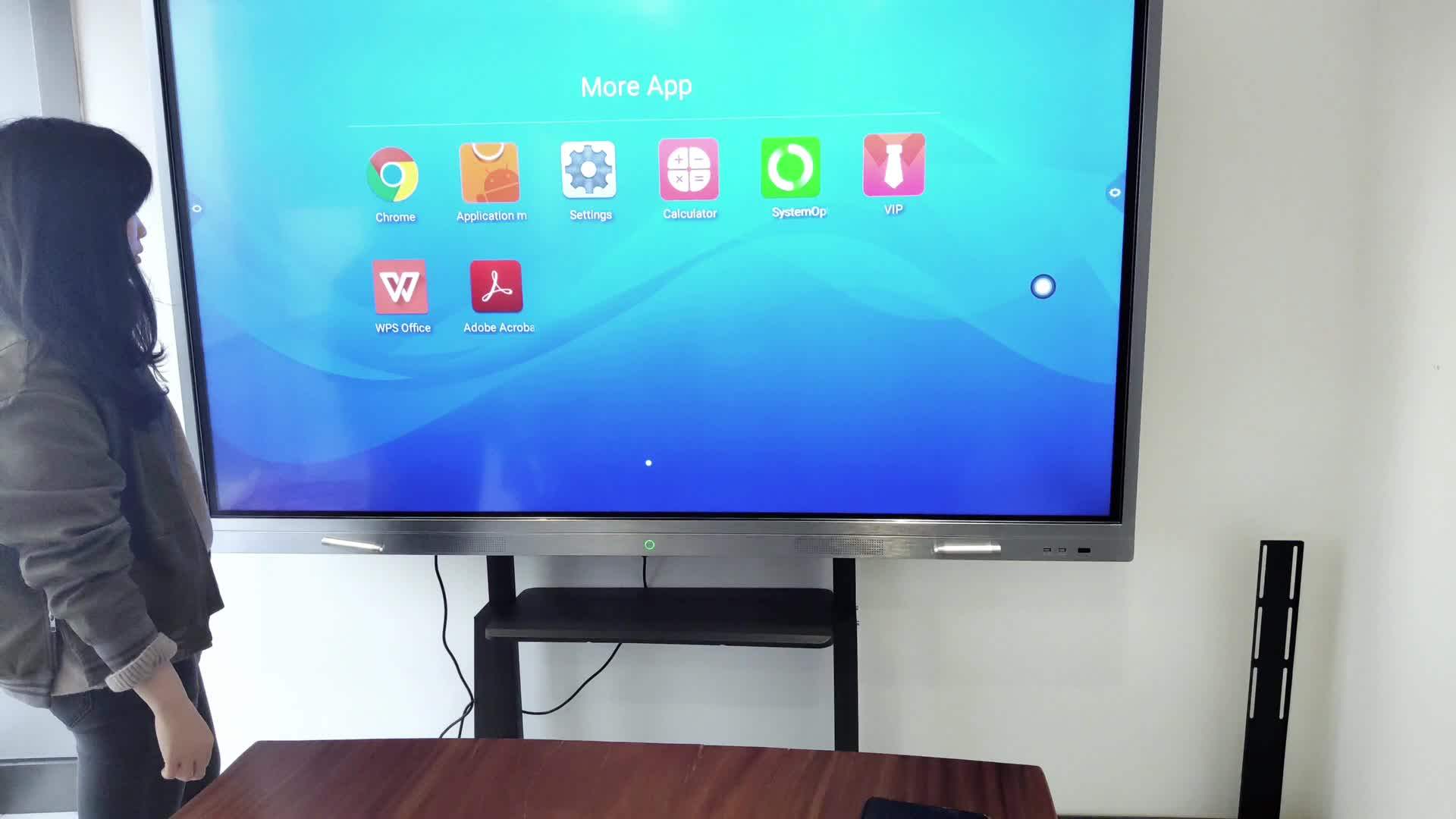 Big Monitor Interactive Flat Panel Android Board Promethean Smart ...