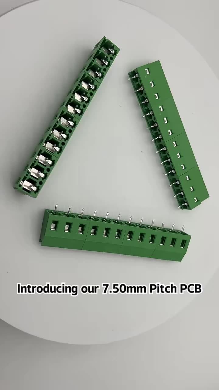 7.50mm Pitch Pcb Terminal Block Connector12p Female Straight Terminal ...