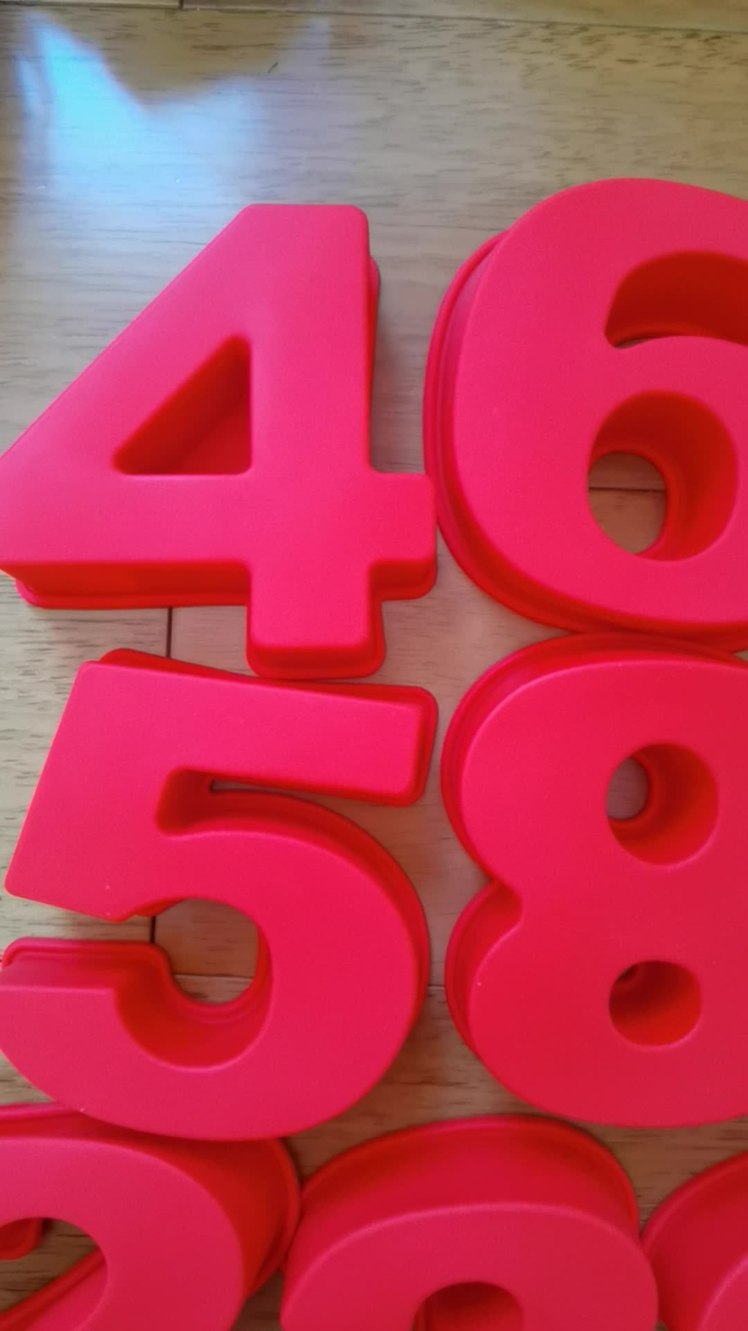 Hy Giant Alphabet Number 0-9 3d Silicone Candy Chocolate Mold - Buy ...