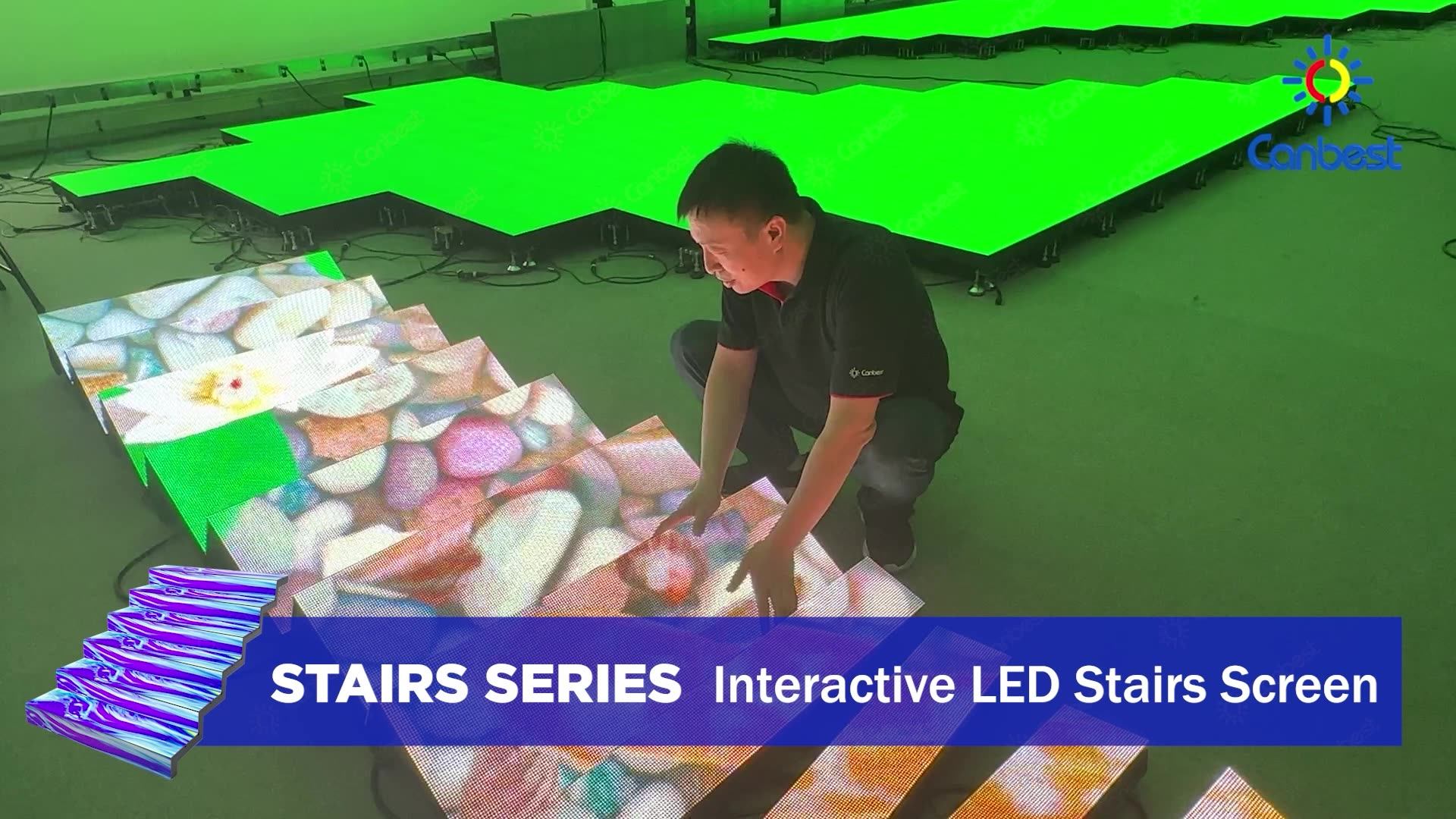 Canbest Digital Led Display Staircase Concert Wedding Festival Stairs ...