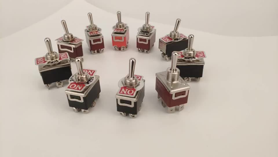 6mm Miniature 2a 250v Double Pole Dpdt 6 Pin Spring Return On-(on) Auto ...