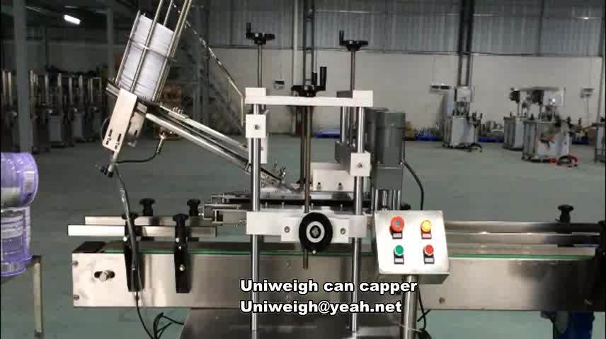 Inline Tin Bottle Cylinder Capping Machine/ Automatic Can Capper For ...