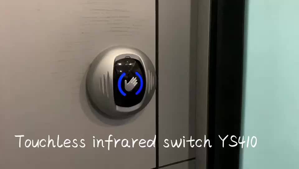 Infrared Sensor Touchless Push Button Switch For Automatic Door Opening ...