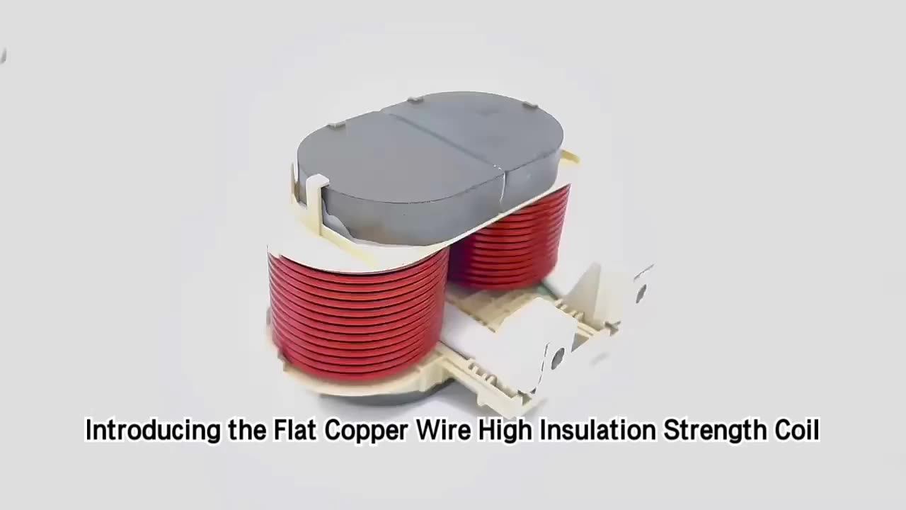 Flat Copper Wire High Insulation Strength Coil Inductor High Efficiency ...