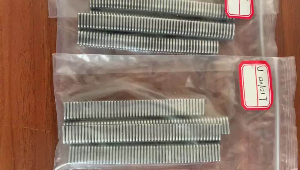 Aluminum Sausages Casing Clips U Shape Clips S740 In Strip For Frozen ...