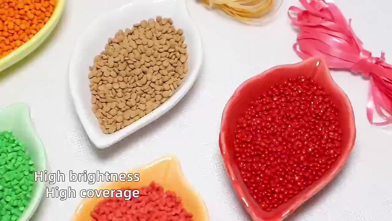 Chemical Stability Color Pla Plastic Pellets Masterbatch Colorful ...