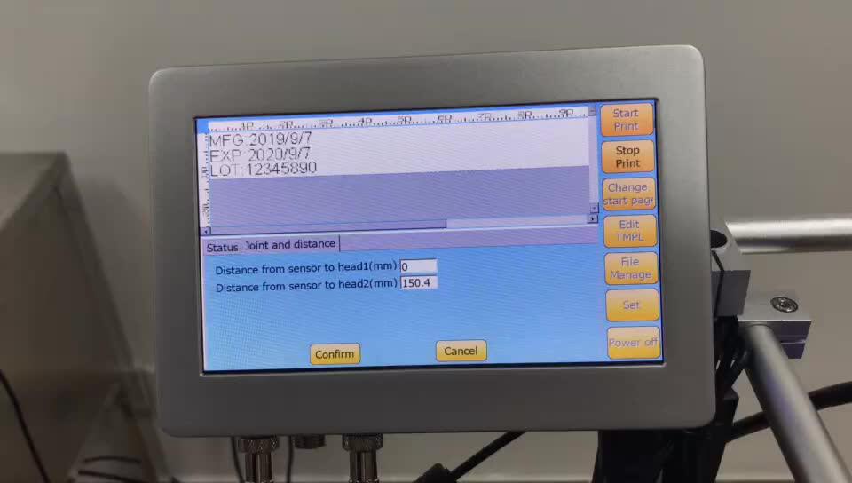 Cheap Price Automatic Continuous Inject Printing Machine/date Code ...