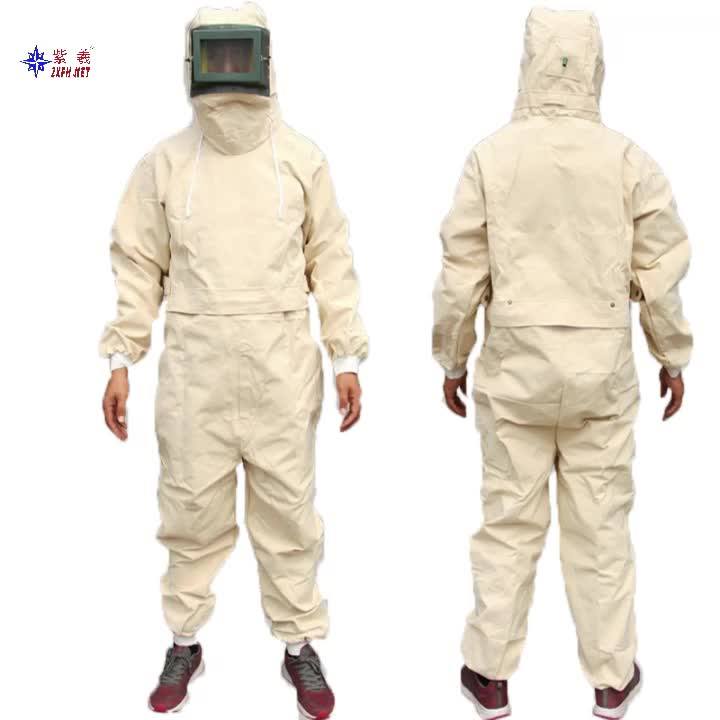 2019 High Quality Sandblasting Labor Protection Overalls Play Sand ...