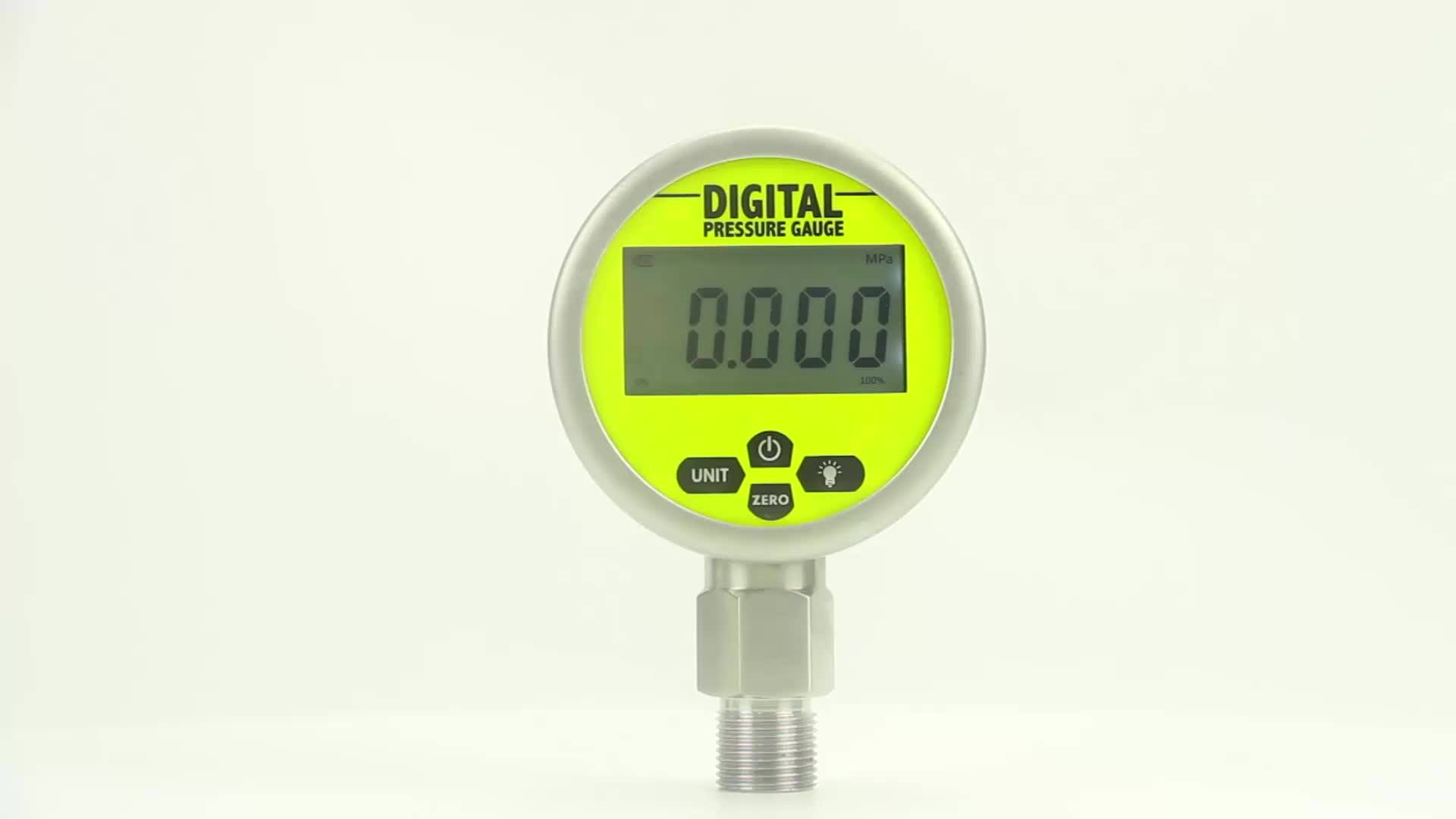 250 Bar Manometer Oil Digital Pressure Gauge Without Rubber Boot - Buy ...