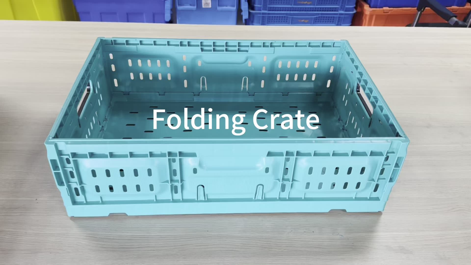 Hot Sale Heavy Duty Large Mesh Fruits Vegetable Collapsible Crate ...