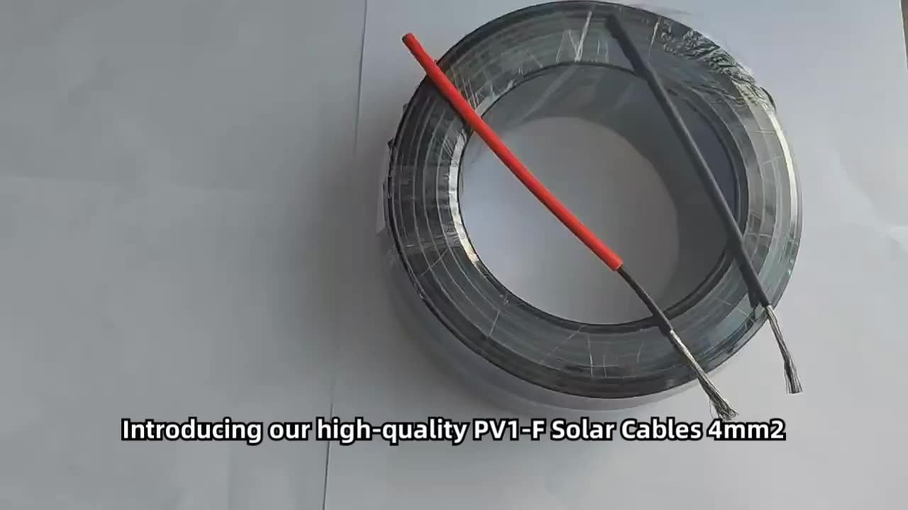 Photovoltaic 2.5/4/6 Square Photovoltaic Dc Wire Tinned Copper Single ...