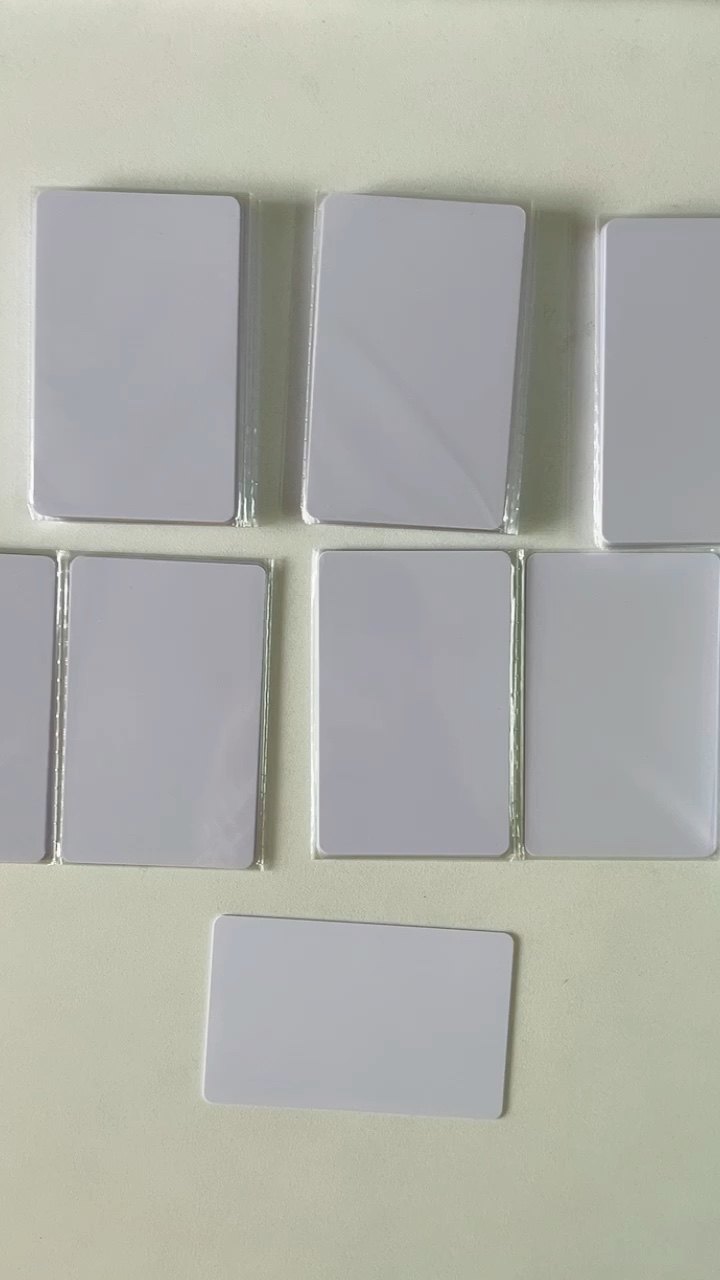 Custom Programmable Pvc Business Card Blank White Cr80 Inkjet Nfc ...