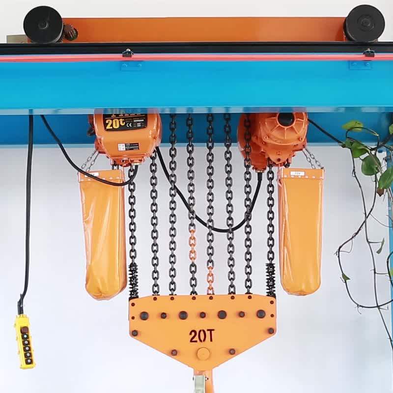 35 Ton Lifting Equipment Electric Chain Hoist With Overload Limiter ...