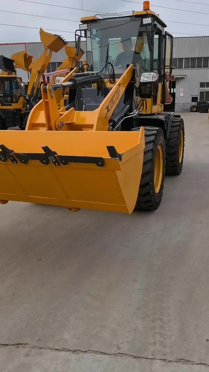 Free Shipping!wheel Loader Ce/epa 600 Kg 1 Ton 2 Ton 3 Ton Mini Wheel Used Loader Bucket Wheel ...