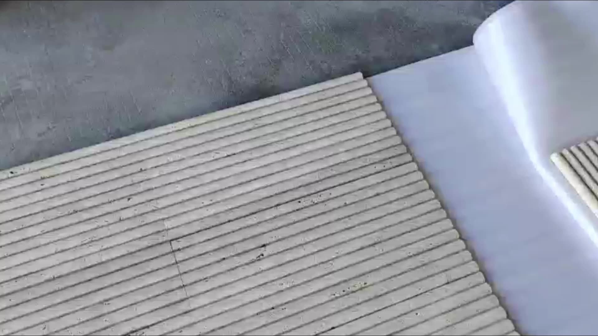 Stone Cladding Interior Wall Fluted Marble Tile Round Edge Travertine ...