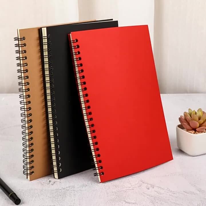 Custom Personalized Soft Notebook,Promotional Paper Cover Spiral Bind ...