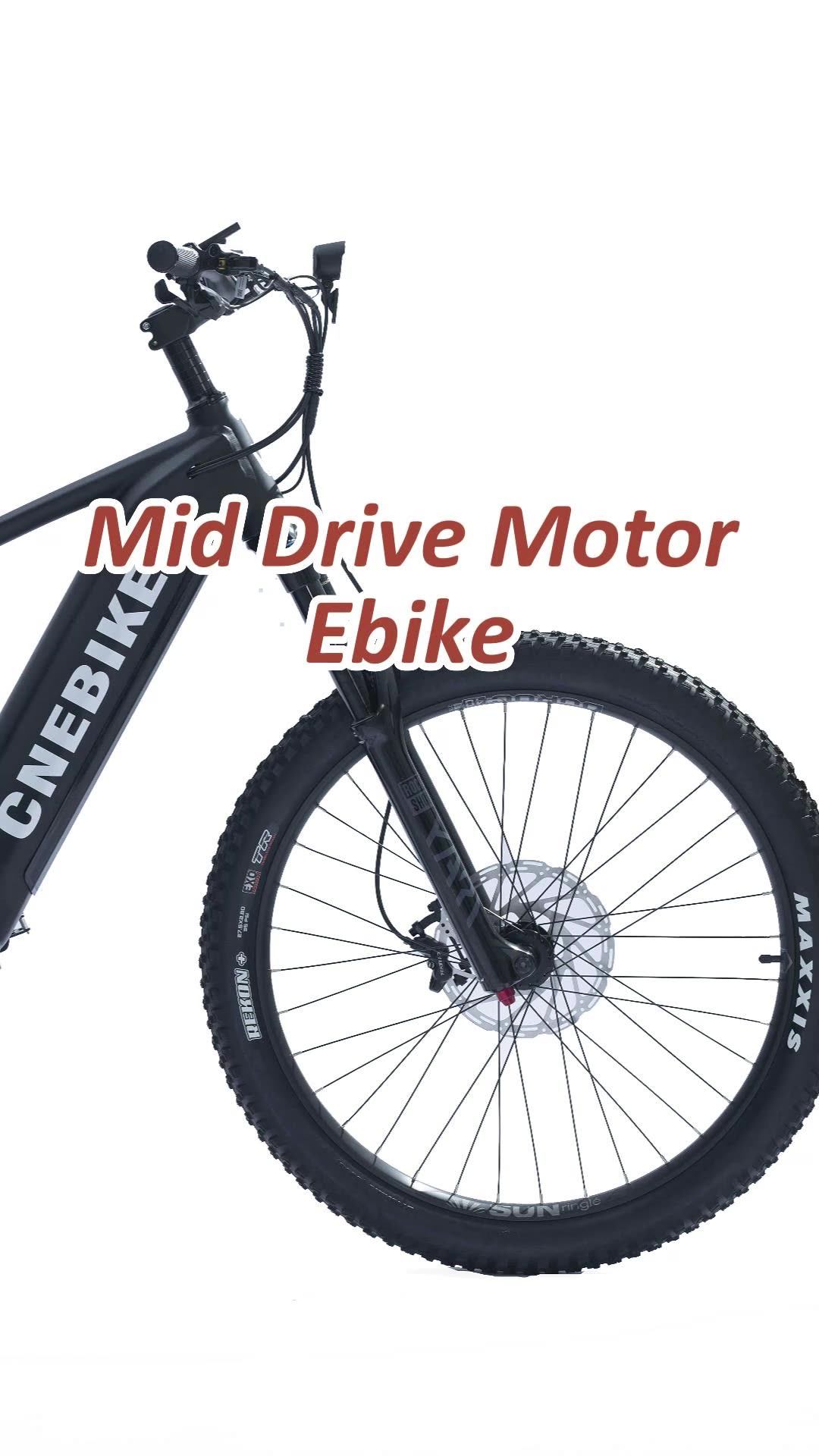 2023 Mid Drive 1500w Ebike M620 Motor Full Suspension Electric Fat Bike ...