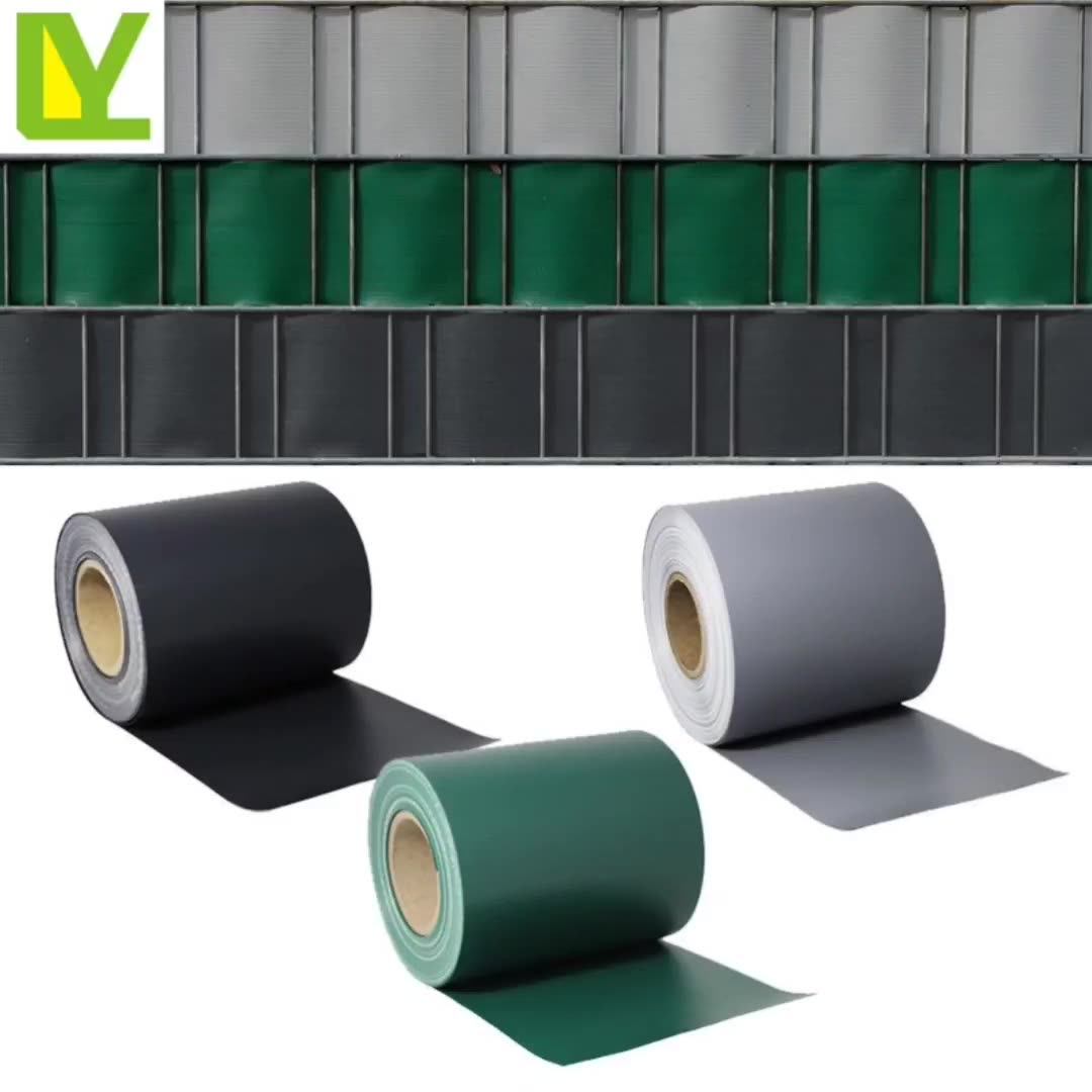 Anti-uv 19cmx35m+20clips Pvc Strip Tarpaulin Privacy Screen Fence For ...