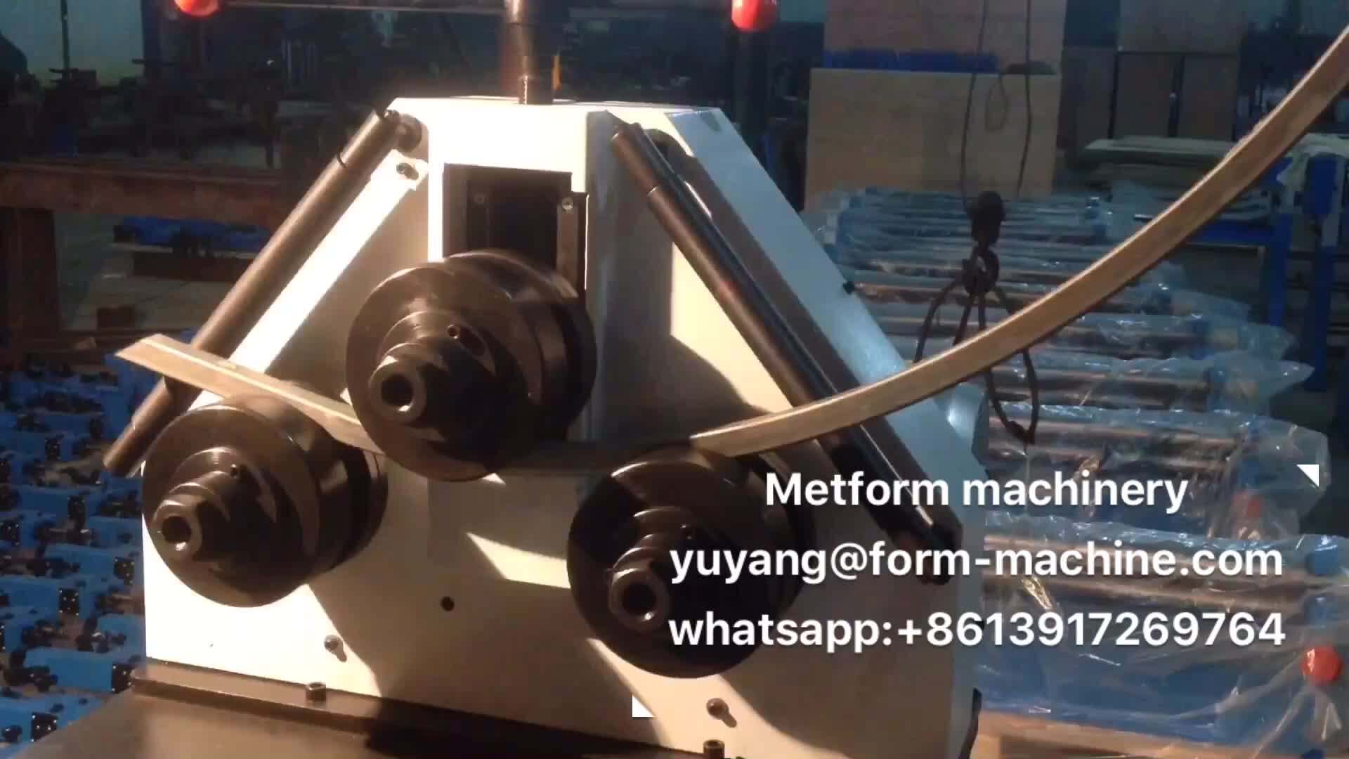 3 Rollers Wrought Iron Pipe Bending Machine,Pipe Bender,Steel Bar Round ...