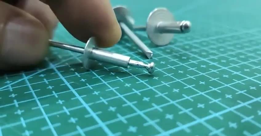 Large Flange Head Al Blind Rivet Self-plugging Open End Nails Pop ...