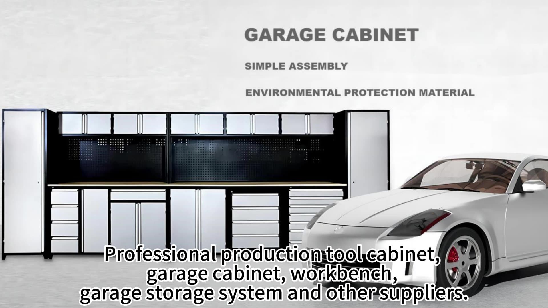 Tool Cabinet Garage Storage Workbench Heavy Duty Cabinet Storage For ...