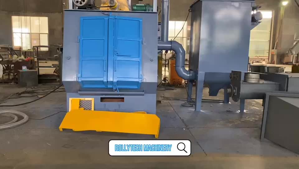 Conveyor Belt Shot Blasting Machine For Metal Parts And Moulds - Buy ...