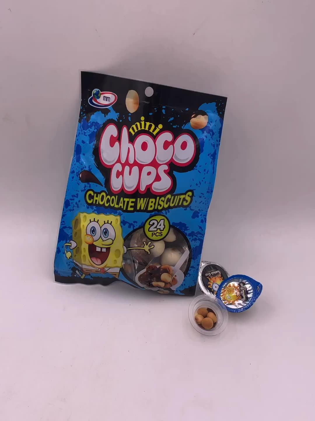 High Quality 30pcs Happy Star Mini Chocolate Biscuit Ball Cup - Buy ...