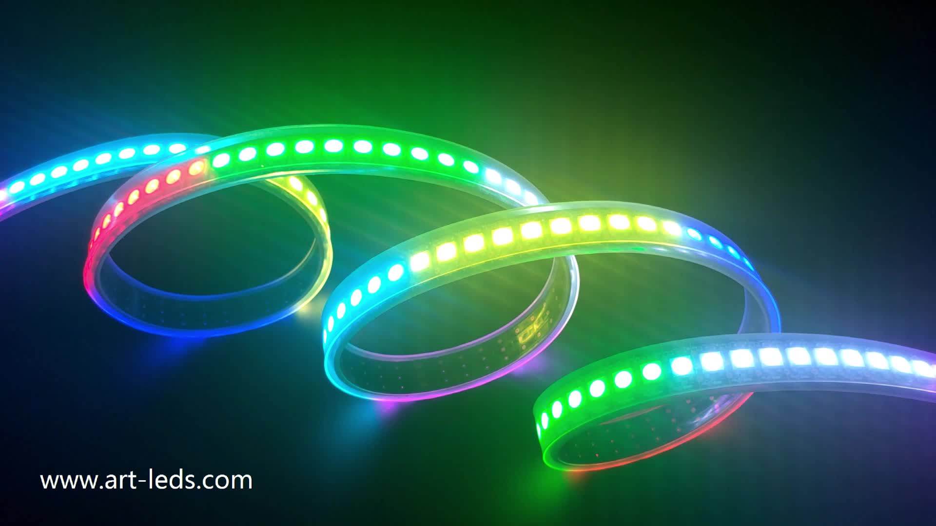 Sk6812 Clone Of Ws2812b Magic Rgb Led Strip Chasing Light Ws2812 2811 ...