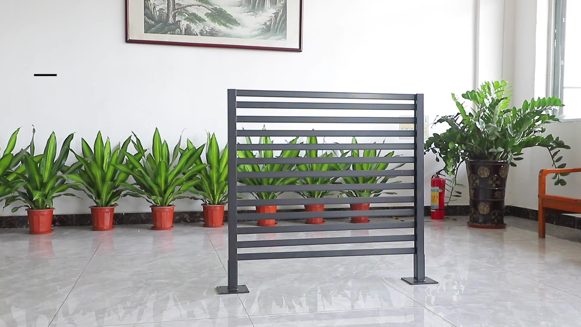 Balustrades And Aluminum Handrail Metal Baluster Modern Fence Indoor Ms ...