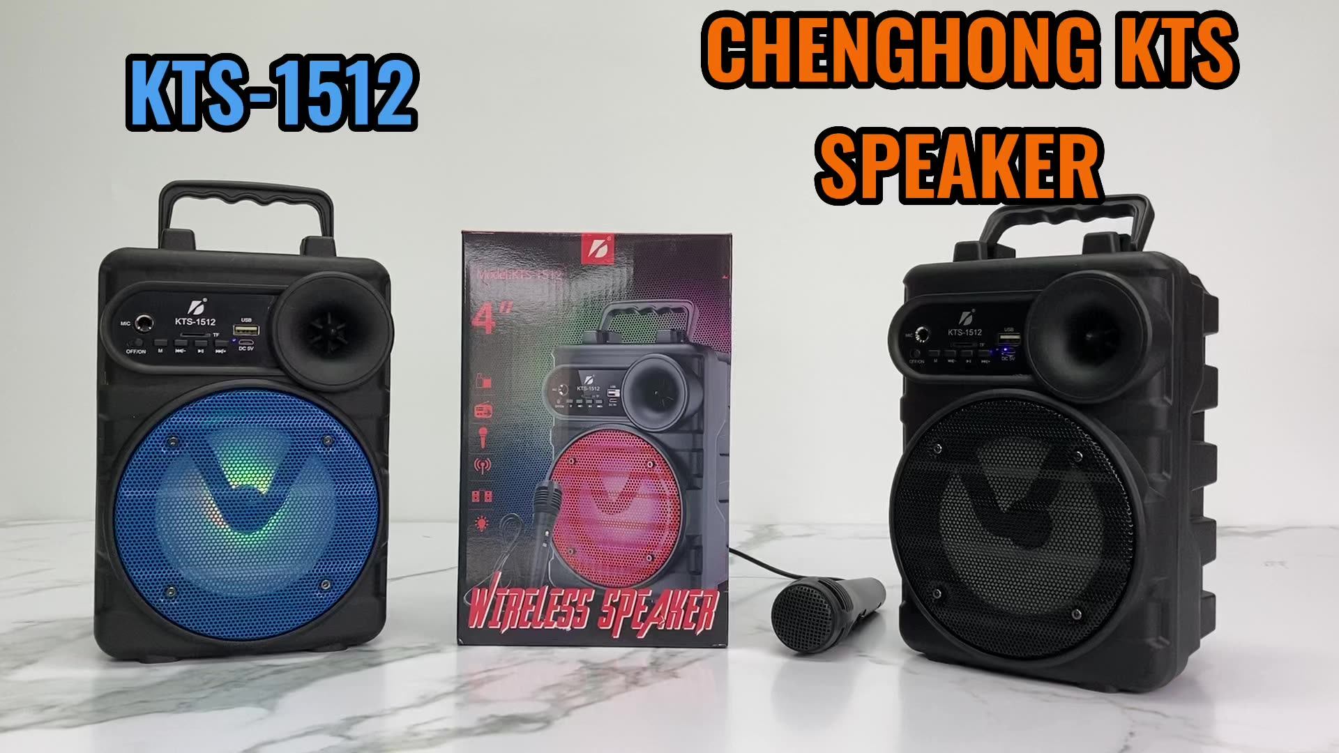 Kts 4 Inch Woofer Speaker Kts-1512 For Outdoor Bt Portable Audio Mp3 ...