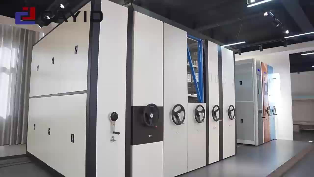 File Cabinet Library Furniture Mobile Shelving Archives Compactor ...