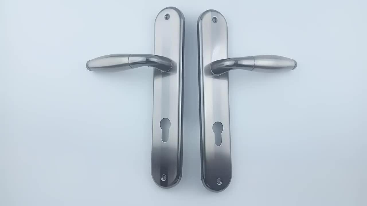 Most Popular Indonesia South Africa Long Plate Door Handle With 85*45 ...