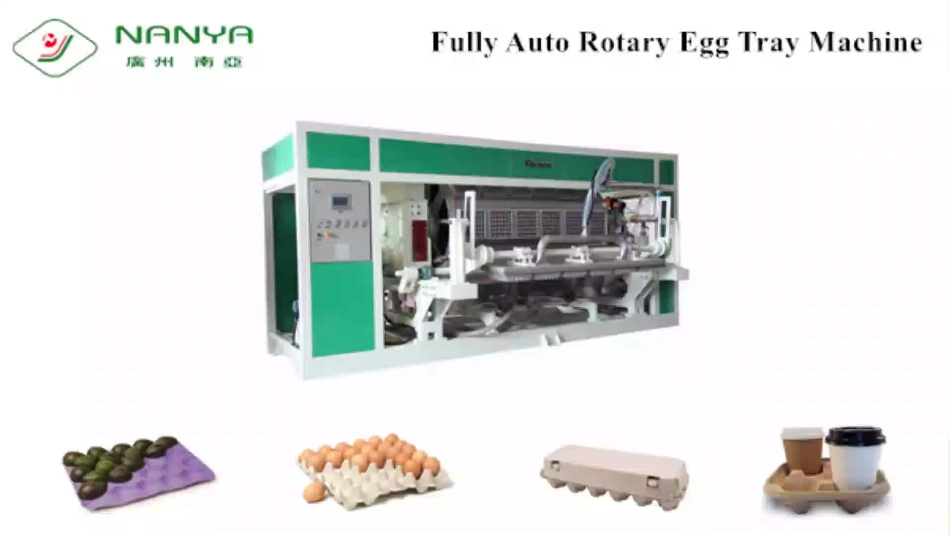 Egg Packaging Pulp Tray Pulp Molded Egg Tray Making Machine - Buy 30 ...