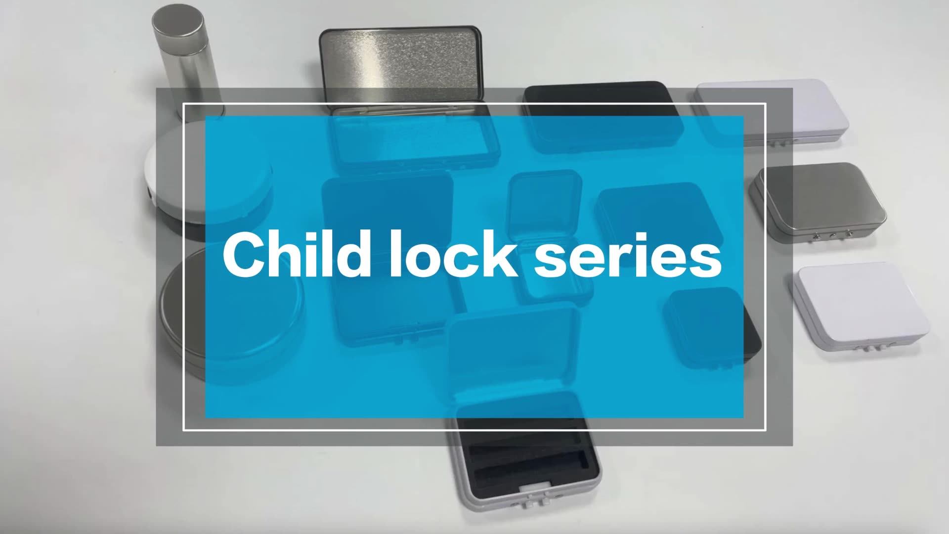 Usa Hottest Airtight Food Grade Child Resistant Metal Tin Box Custom ...