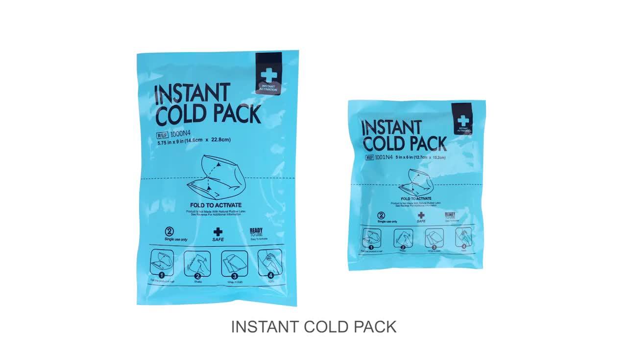 Disposable Medical Care Instant Ice Pack Instant Cold Therapy Pack ...
