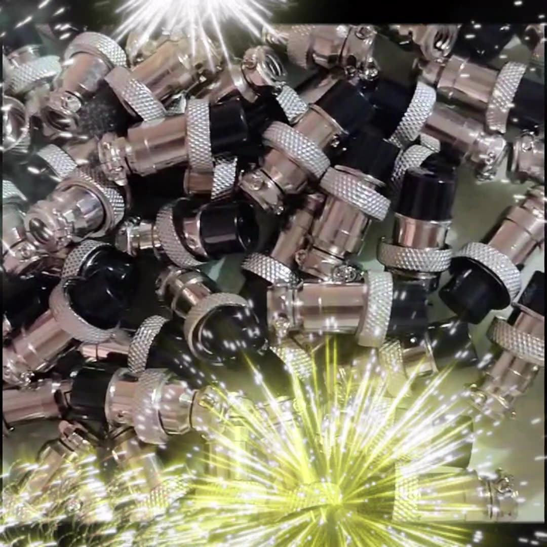 XS12JK-5P/Y 航空插头 XS12 M12-5芯航空插座 传感器接头 连接器-阿里巴巴