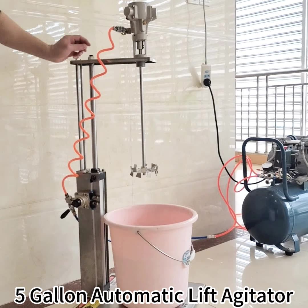 Automatic Mixer 5 Gallon Pneumatic Automatic Paint Mixer,Air Agitator ...