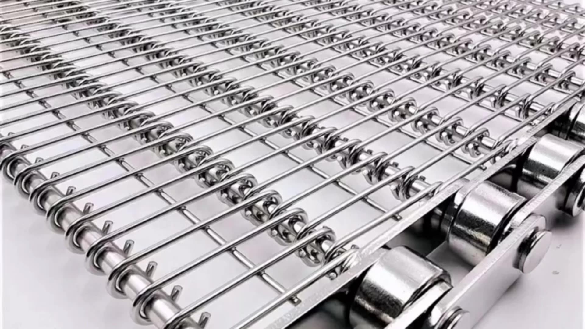 Stainless Steel Wire Mesh Conveyor Belts Eye Link Conveyor Belt With ...