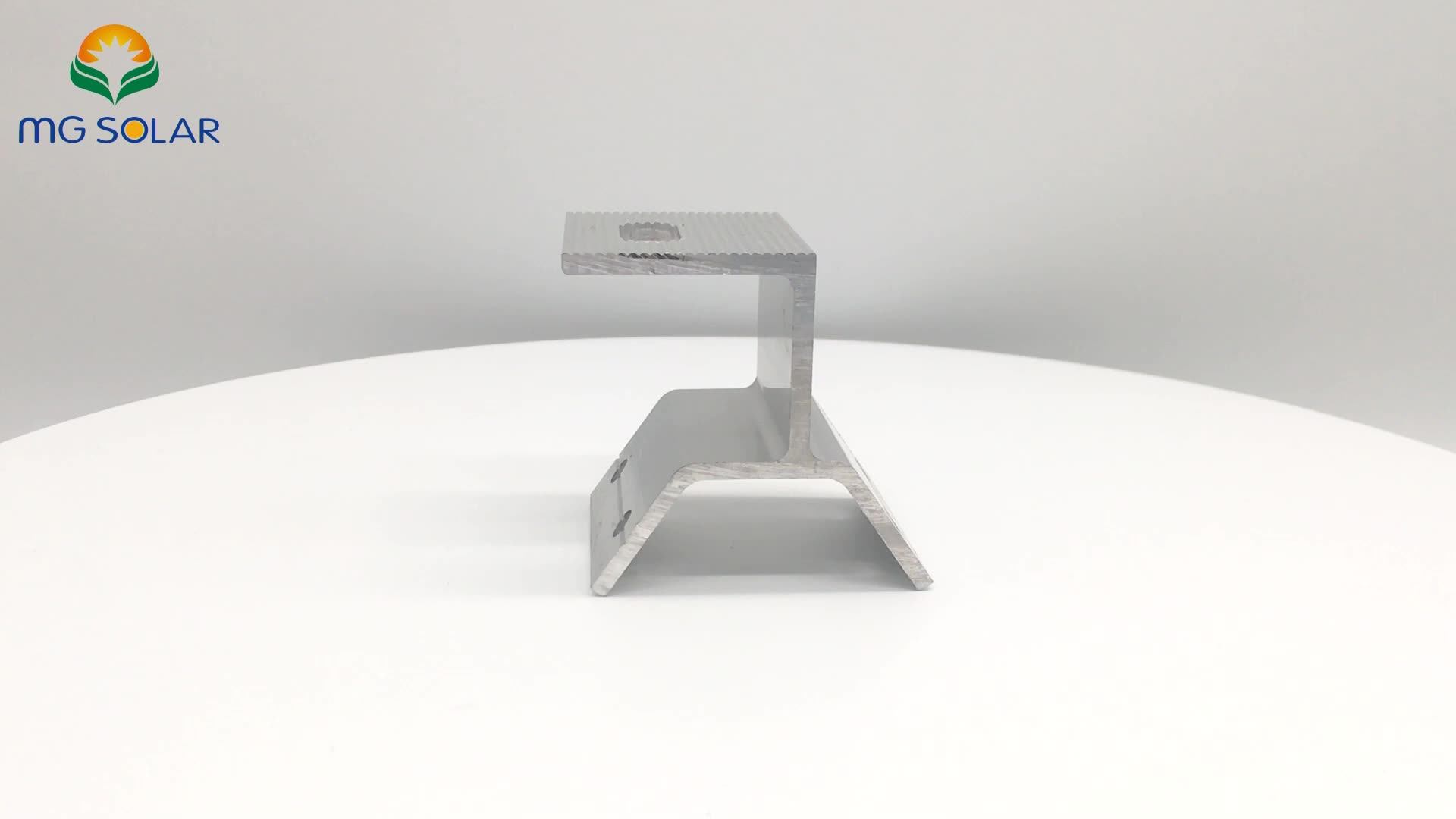 Universal Mounting Module Clamps For Metal Roof Rail-less Solar Roof ...